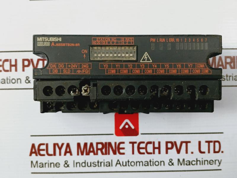 Mitsubishi Electric Aj65sbtb2n-8r Cc-Link Output Unit (Not Working) 24v - Aeliya Marine