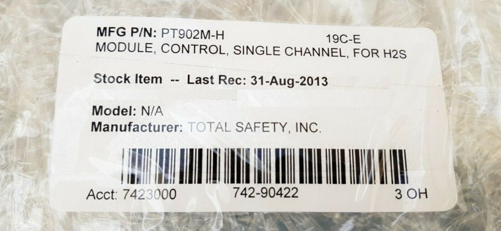 PEMTECH PT 902M H2S MONITOR PT895 REV.2.1 - Aeliya Marine