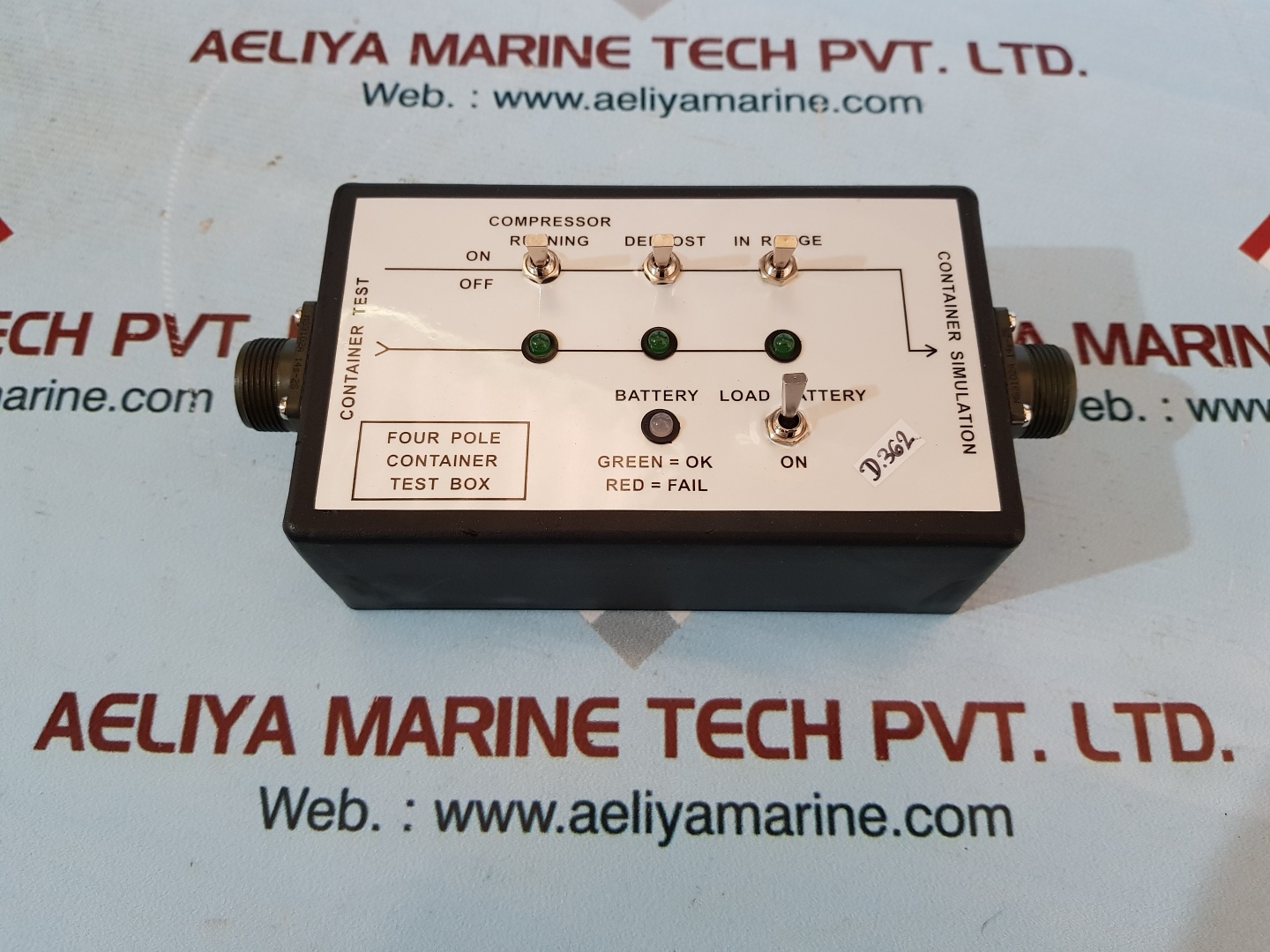 Four Pole Container Test Box - Durable & Efficient Testing Solution