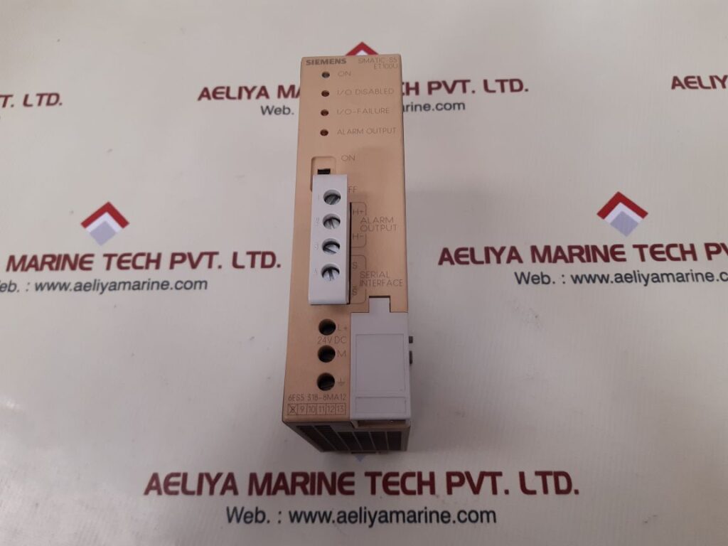 SIEMENS SIMATIC S5 ET100U CENTRAL RACK INTERFACE MODULE 6ES5 318-8MA12 ...