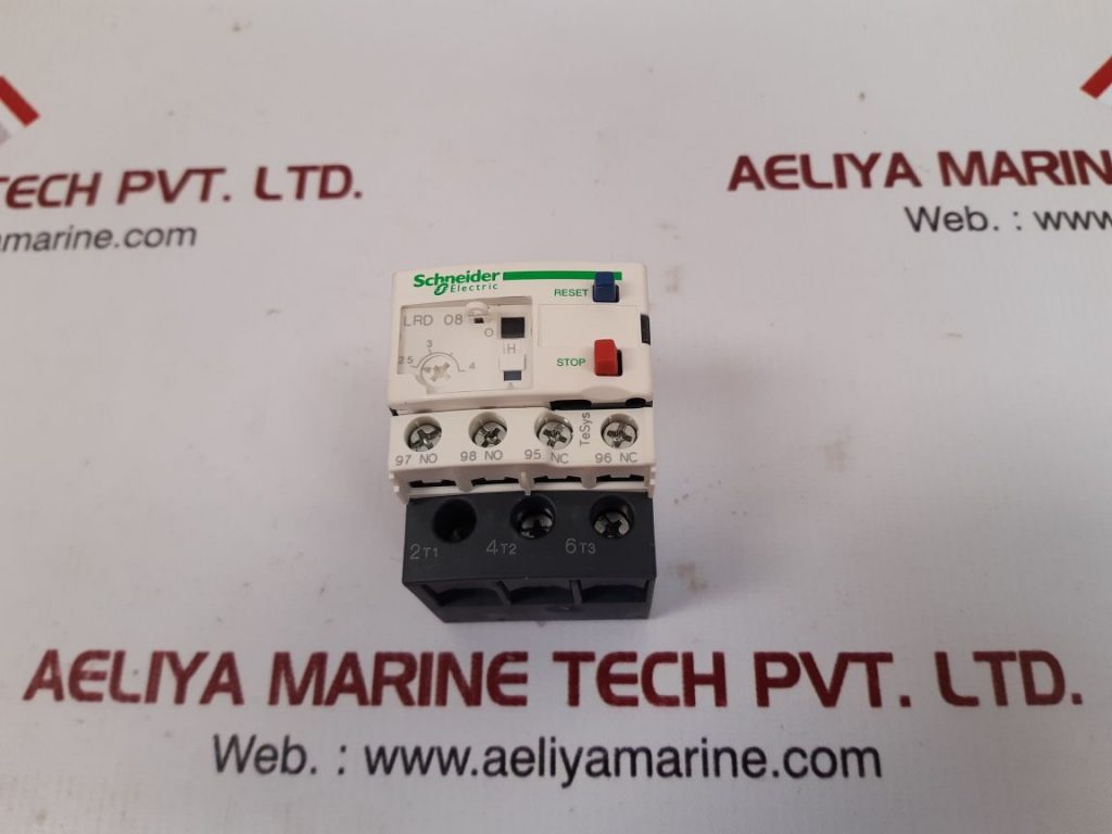 SCHNEIDER ELECTRIC LRD 08 THERMAL OVERLOAD RELAY 2.5-4A - Aeliya Marine