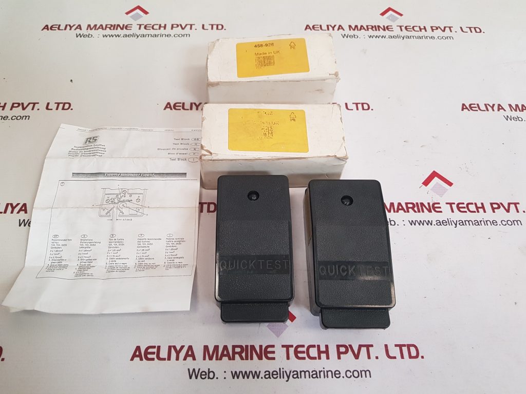RS 458-926 MAINS TEST BLOCK - Aeliya Marine