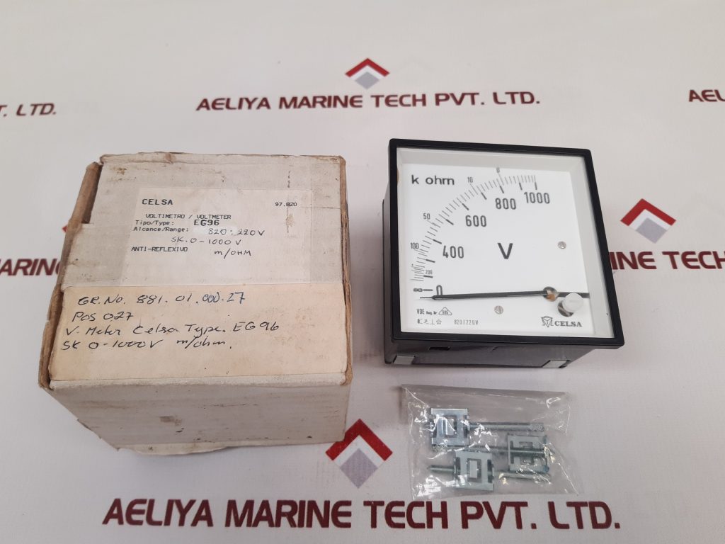 CELSA VOLTMETER SK.0-1000V - Aeliya Marine