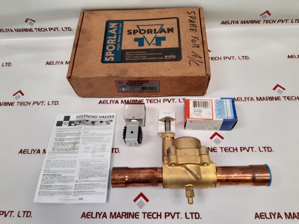 SPORLAN ME35S1110 MKC-1 SOLENOID VALVE - Aeliya Marine