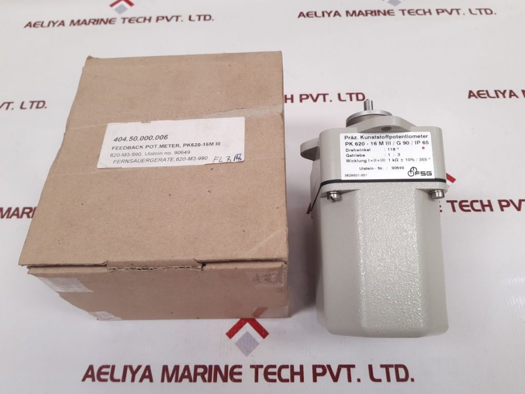 FSG PK 620-16 M III/G 90/ IP 65 PLASTIC POTENTIOMETER - Aeliya Marine