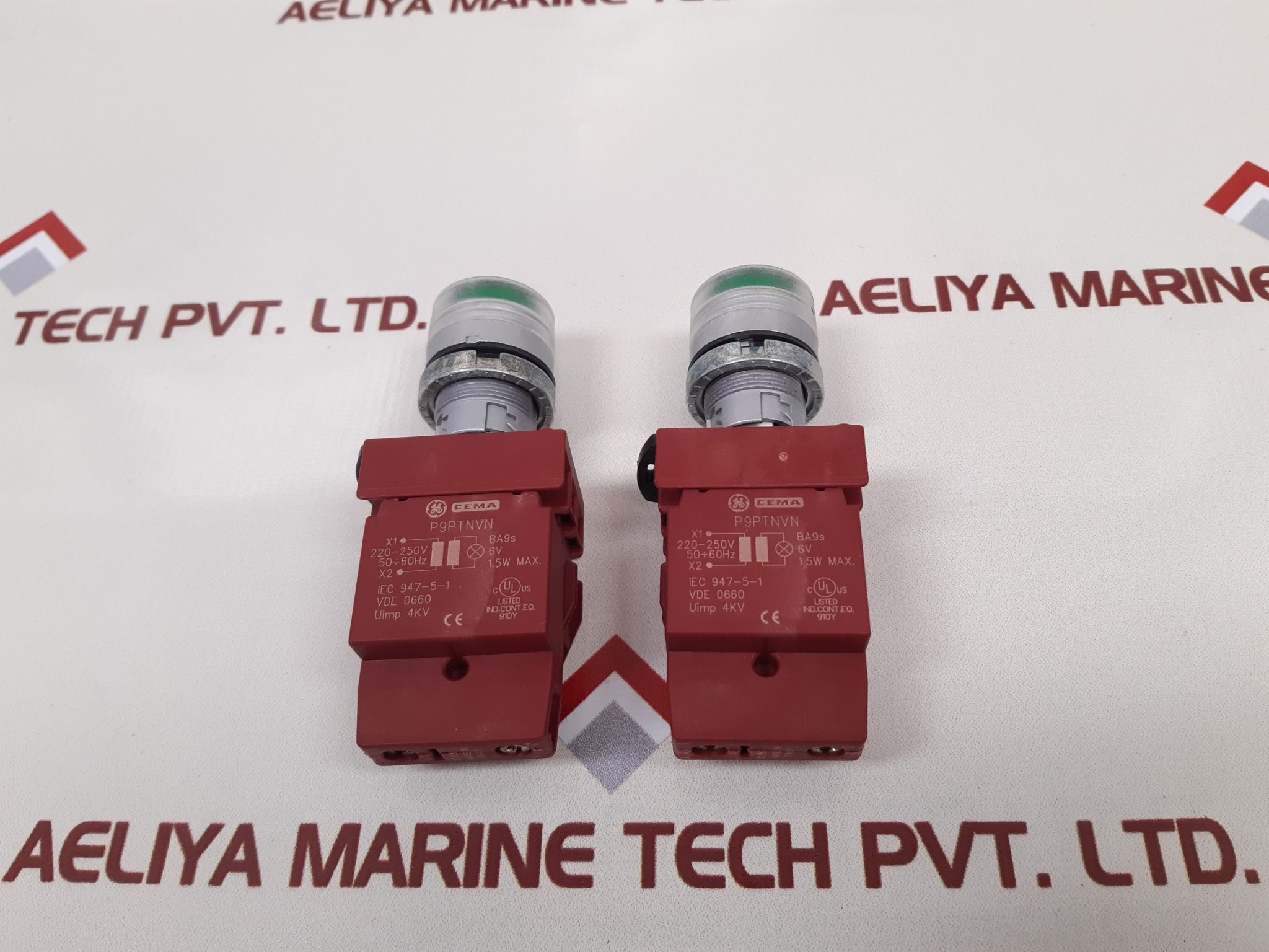 GENERAL ELECTRIC CEMA P9PTNVN PUSH BUTTON SWITCH - Aeliya Marine