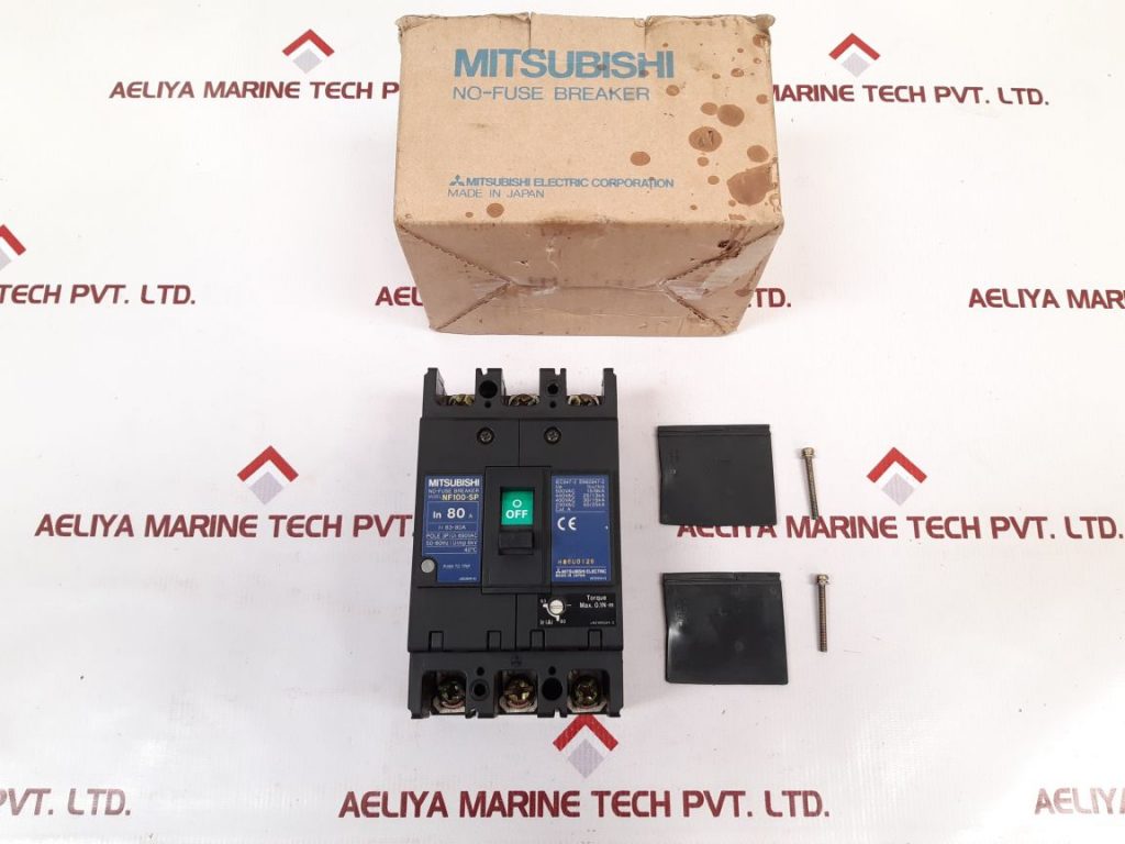 MITSUBISHI NF100-SP NO-FUSE 3 POLE CIRCUIT BREAKER H96U0126 - Aeliya Marine