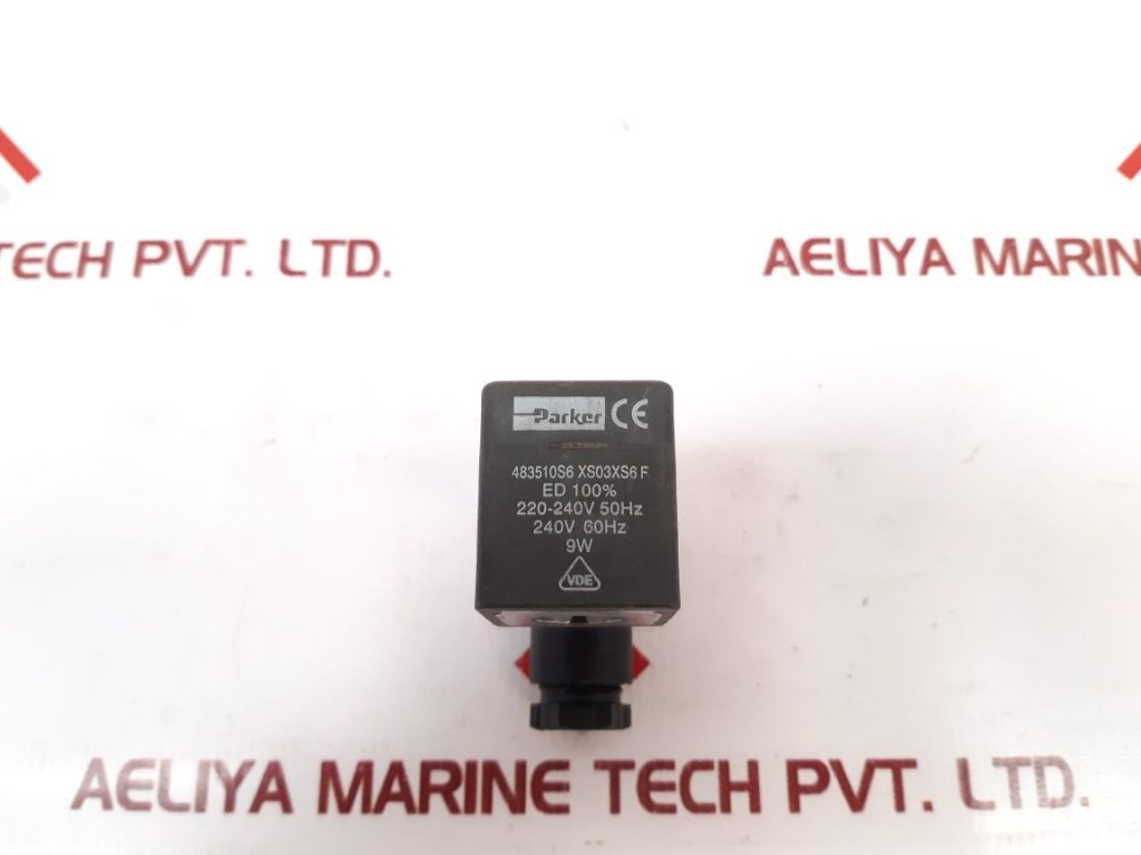 PARKER 483510S6 XS03XS6 F SOLENOID VALVE COIL - Aeliya Marine