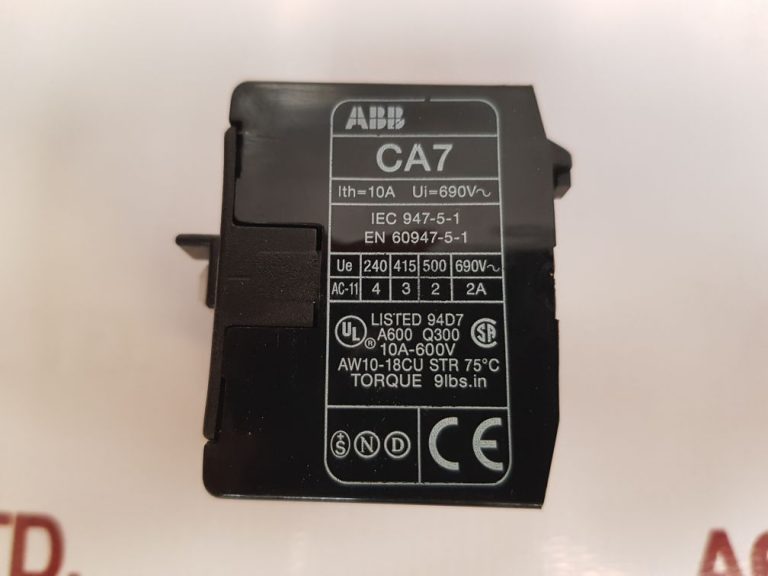 ABB CA7-22E AUXILIARY CONTACT BLOCK - Aeliya Marine