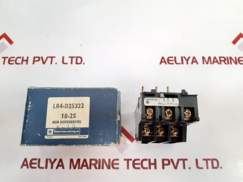 TELEMECANIQUE LR4-D25322 OVERLOAD RELAY - Aeliya Marine