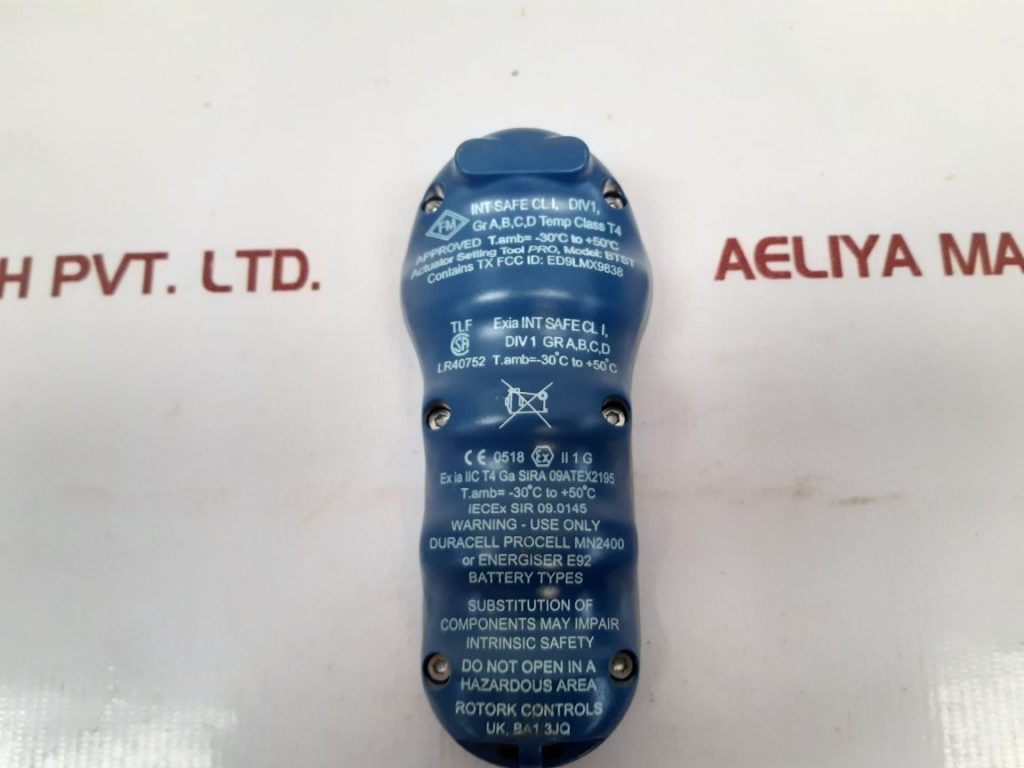 ROTORK CONTROLS BTST ACTUATOR SETTING TOOL - Aeliya Marine