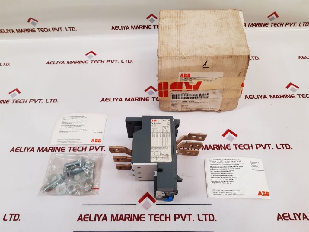 ABB TA200DU THERMAL OVERLOAD RELAY - Aeliya Marine