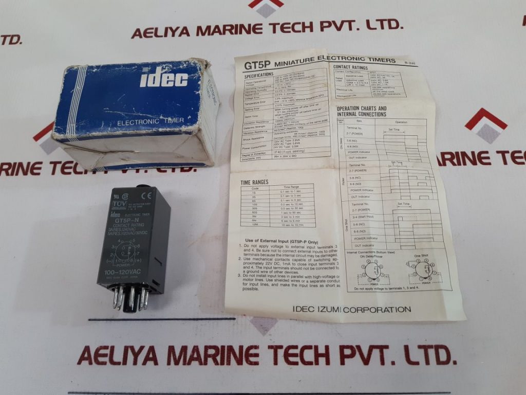 IDEC GT5P-N MINIATURE ELECTRONIC TIMER - Aeliya Marine