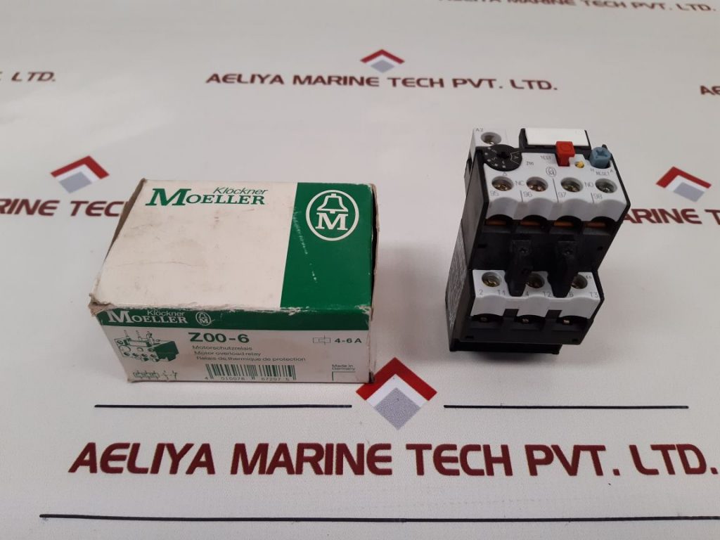 KLÖCKNER-MOELLER Z00-6 MOTOR OVERLOAD RELAY - Aeliya Marine
