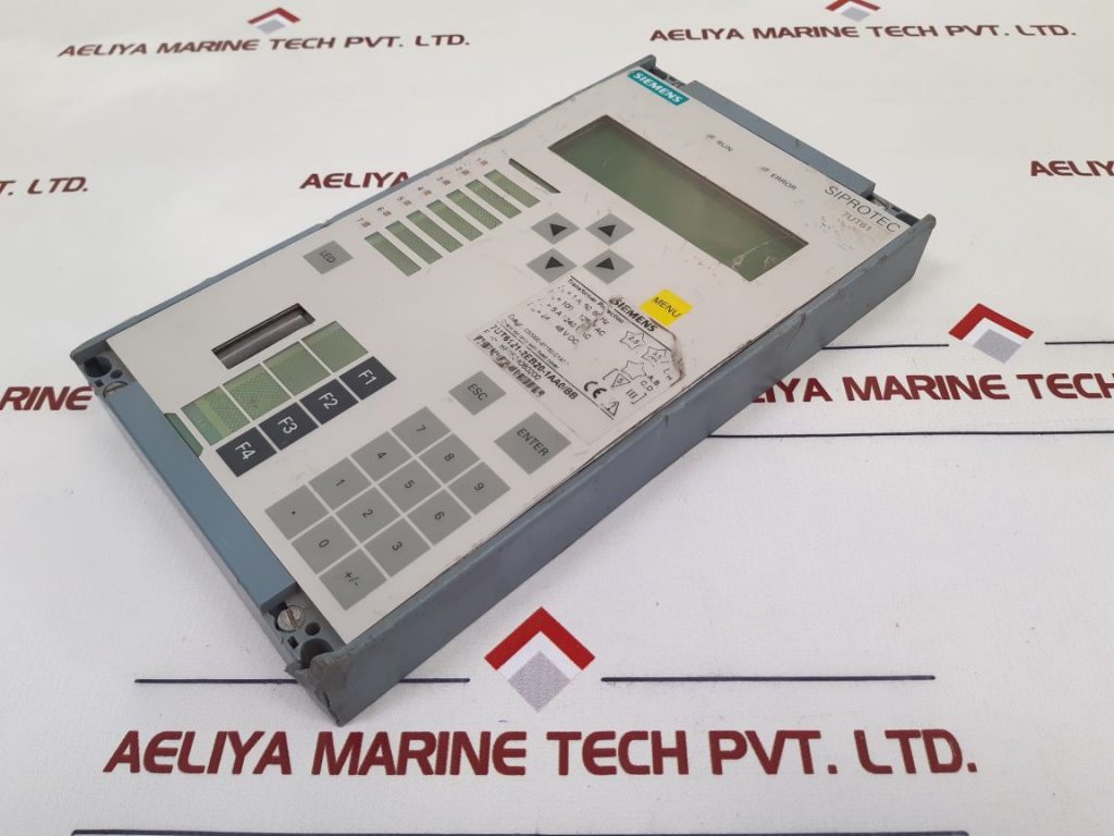 SIEMENS SIPROTEC 7UT61 TRANSFORMER PROTECTION - Aeliya Marine