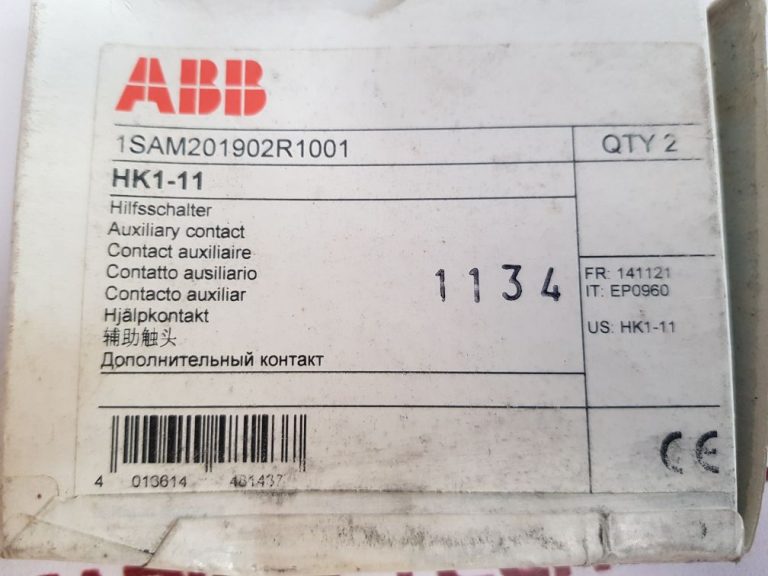 ABB HK1-11 AUXILIARY CONTACT BLOCK - Aeliya Marine