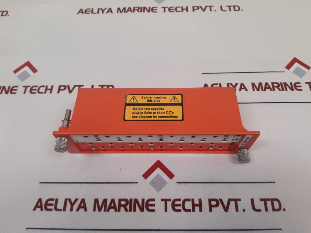 AREVA MMLB01 TEST PLUG RELAY - Aeliya Marine