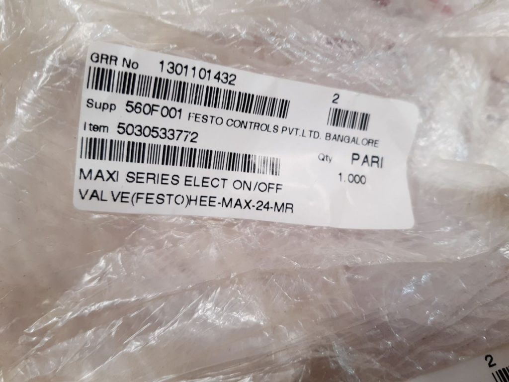 FESTO HEE-D-MAXI-24-M12-SA MAXI SERIES ELECT ON/OFF VALVE - Aeliya Marine