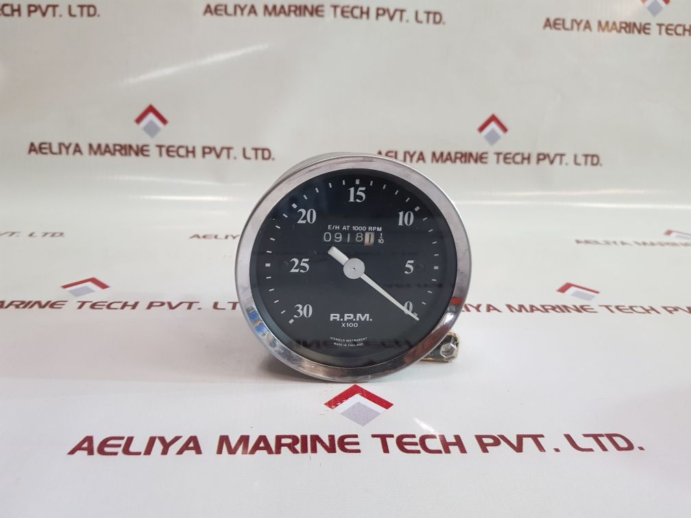 ICKNIELD INSTRUMENT 0-30 R.P.M. ×100 TACHOMETER - Aeliya Marine
