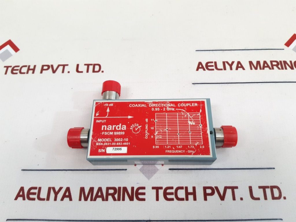 NARDA 3002-10 COAXIAL DIRECTIONAL COUPLER - Aeliya Marine