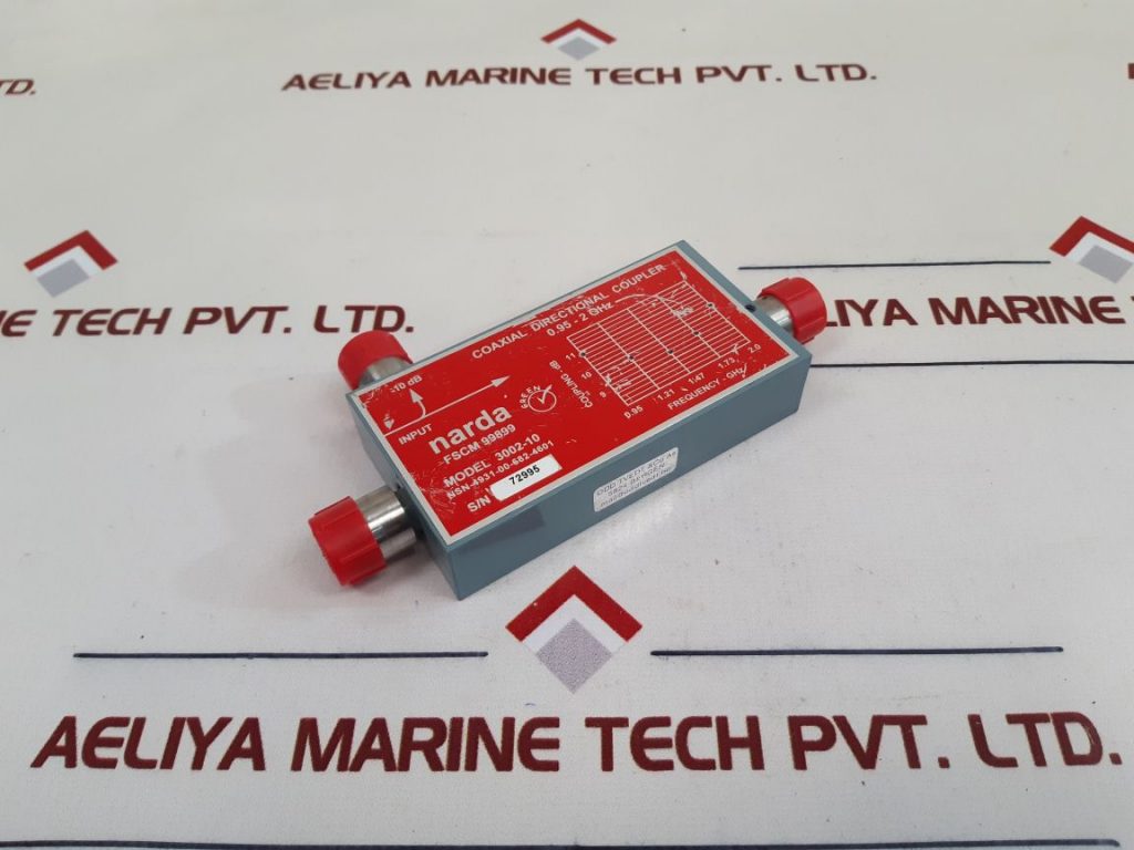 NARDA 3002-10 COAXIAL DIRECTIONAL COUPLER - Aeliya Marine