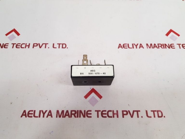 AEG B6 500/670-40 PHASE BRIDGE RECTIFIER - Aeliya Marine