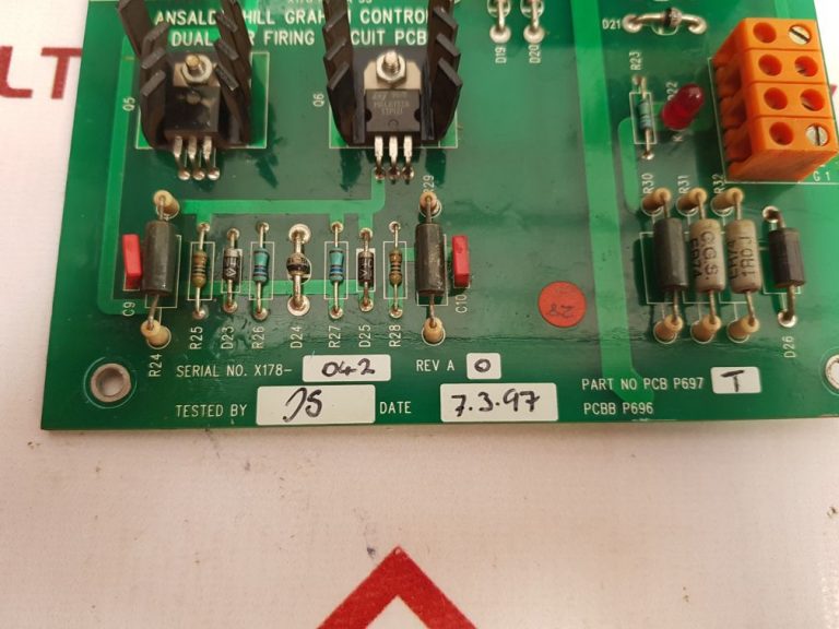 ANSALDO PCBB P696 DUAL SCR FIRING CIRCUIT PCB - Aeliya Marine