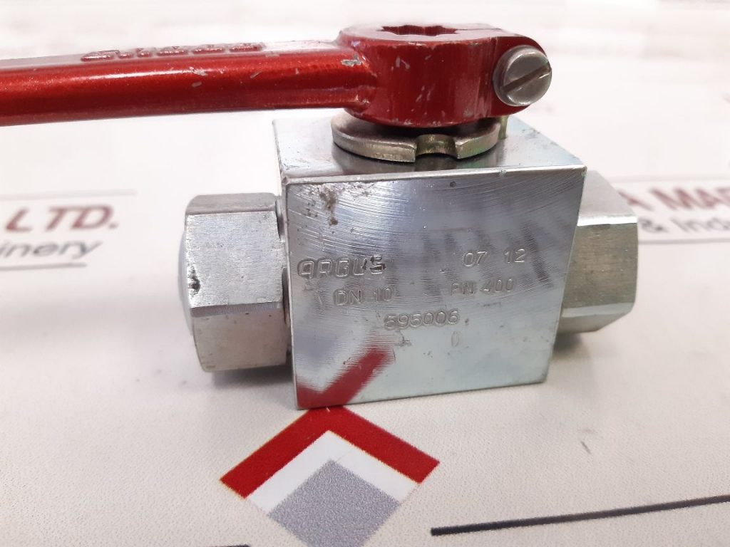 ARGUS DN 10 PN 400 BLOCK BALL VALVE 07 12 - Aeliya Marine