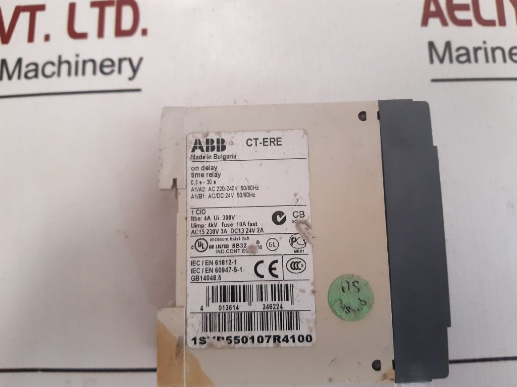 ABB CT-ERE TIME RELAY 0.3S-30S - Aeliya Marine