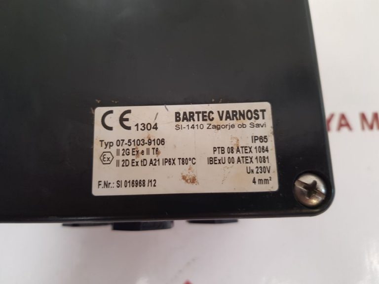 BARTEC 07-5103-9106 JUNCTION BOX - Aeliya Marine
