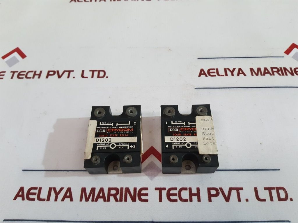 CRYDOM D1202 SOLID STATE RELAY - Aeliya Marine