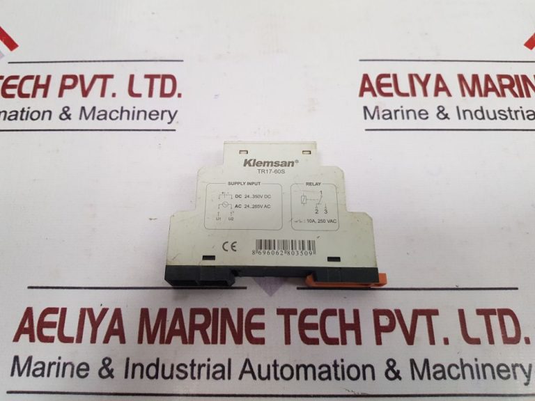 KLEMSAN TR17-60S TIME RELAY - Aeliya Marine Tech