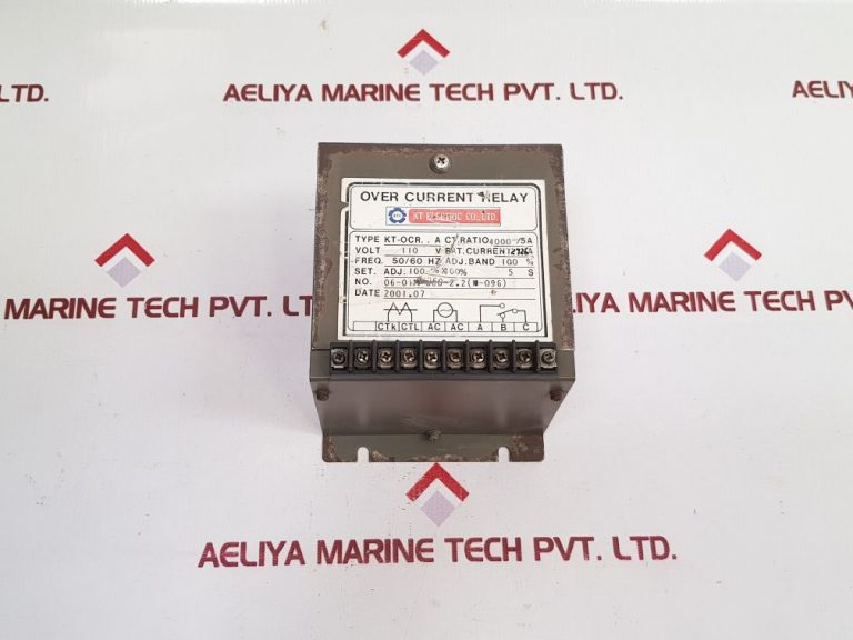 KT ELECTRIC KT-OCR..A OVER CURRENT RELAY - Aeliya Marine