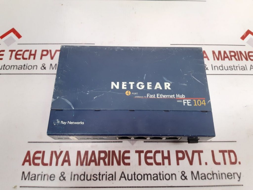 NETGEAR FE 104 4 PORT FAST ETHERNET HUB - Aeliya Marine