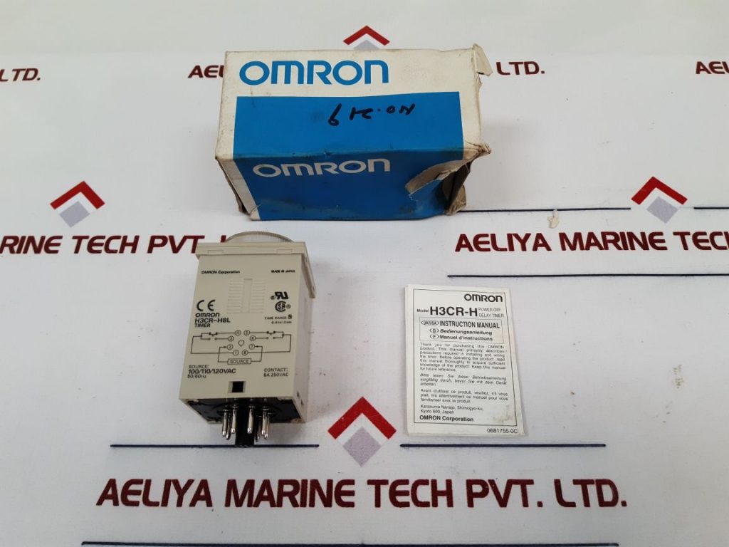 OMRON H3CR-H8L TIMER 0-12 SEC - Aeliya Marine