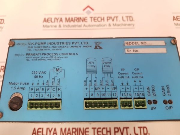 PRAGATI PROCESS CONTROLS AUTO STROKE CONTROLLER - Aeliya Marine