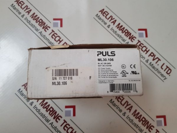 PULS MINILINE ML30.106 VOLTAGE REGULATOR/DC POWER SUPPLY - Aeliya Marine