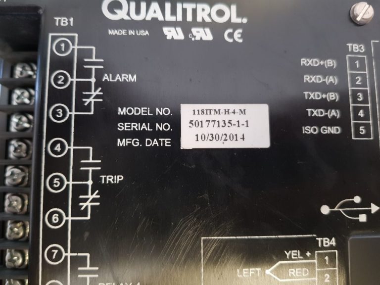 QUALITROL 118ITM-H-4-M INTELLIGENT TRANSFORMER MONITOR - Aeliya Marine