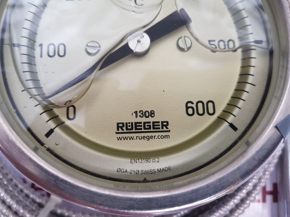 RUEGER 0 TO 600 °C THERMOMETER - Aeliya Marine