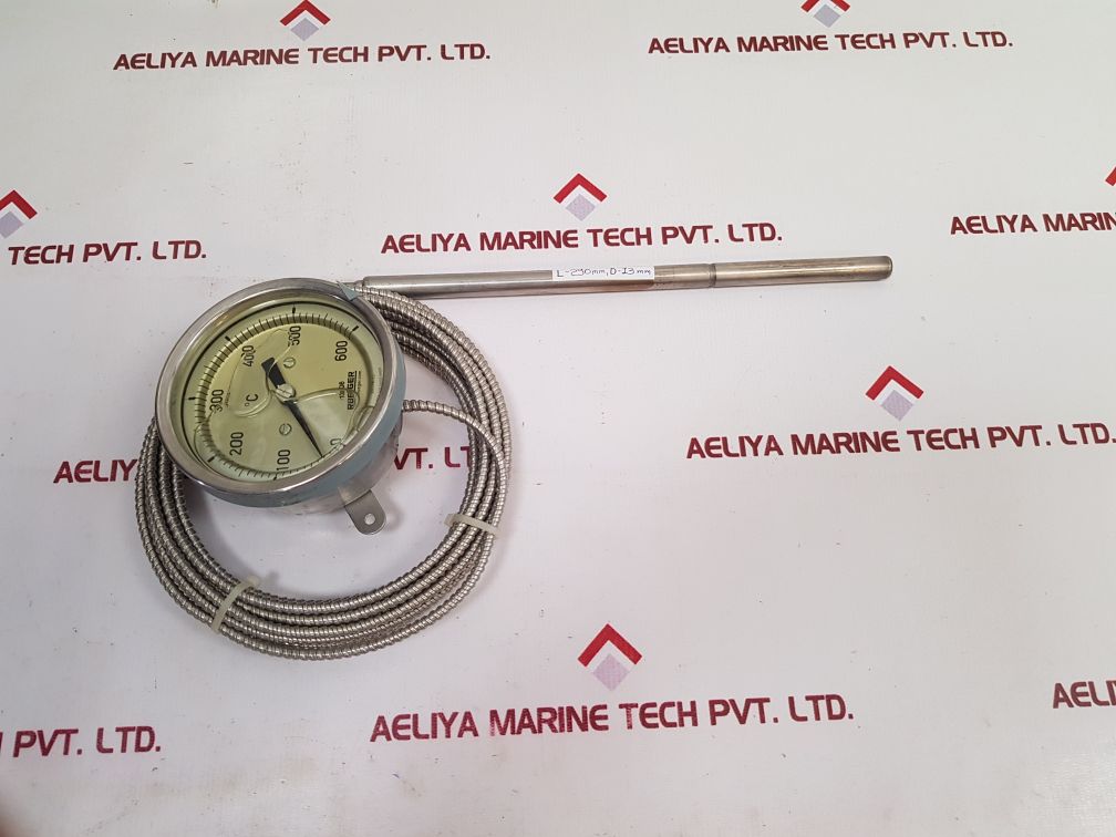 RUEGER 0 TO 600 °C THERMOMETER - Aeliya Marine
