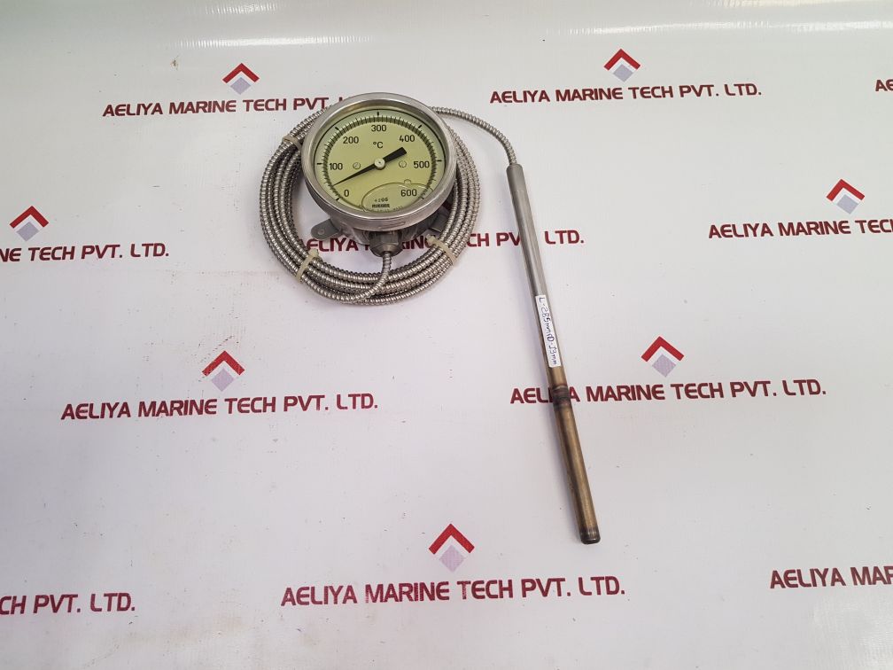 RUEGER 0 TO 600 °C THERMOMETER - Aeliya Marine