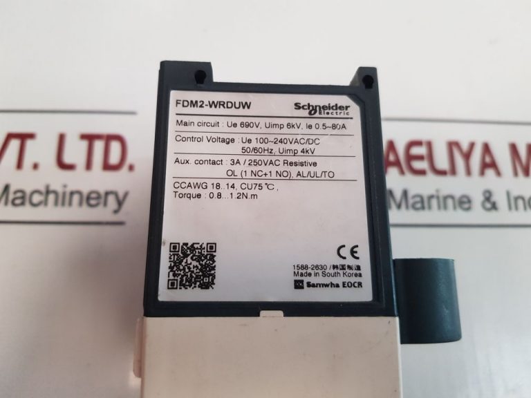 SCHNEIDER ELECTRIC FDM2-WRDUW OVERLOAD MODULE - Aeliya Marine