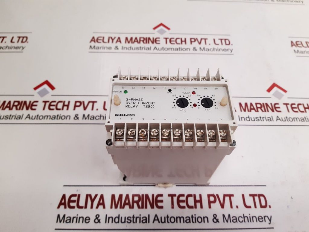 SELCO T2200 3-PHASE OVER-CURRENT RELAY - Aeliya Marine