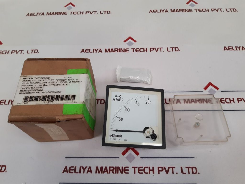 SHURITE 0-200 A-C AMPS AMMMETER - Aeliya Marine