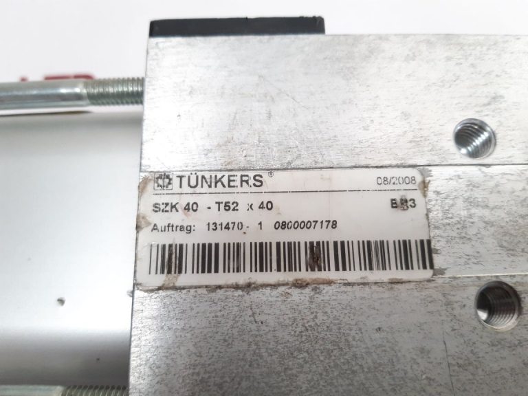 TÜNKERS SZK40-T52 X40 LINEAR CLAMPING CYLINDER - Aeliya Marine