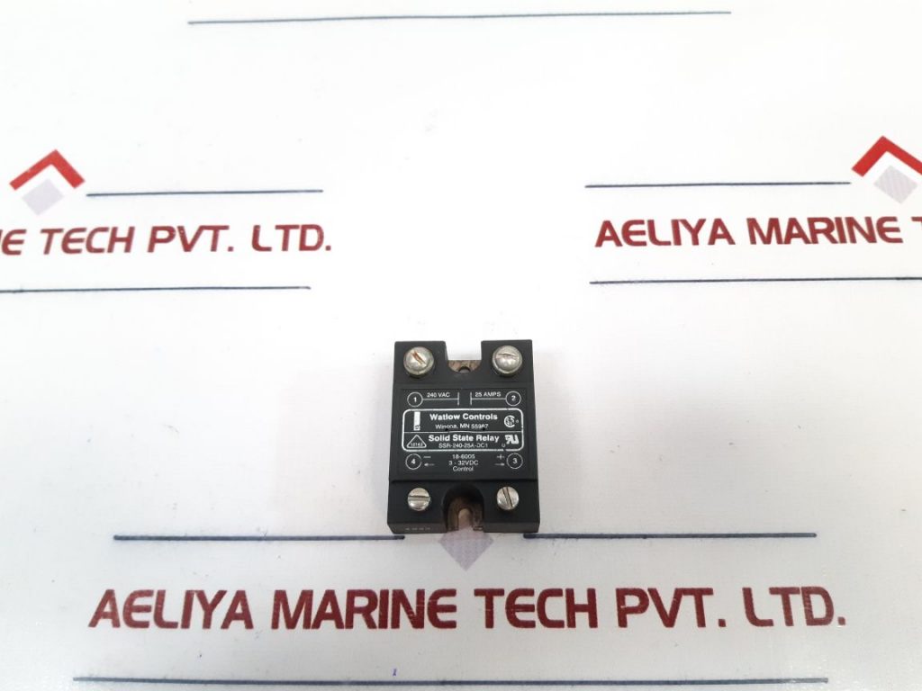 WATLOW CONTROLS SSR-240-25A-DC1 SOLID STATE RELAY - Aeliya Marine
