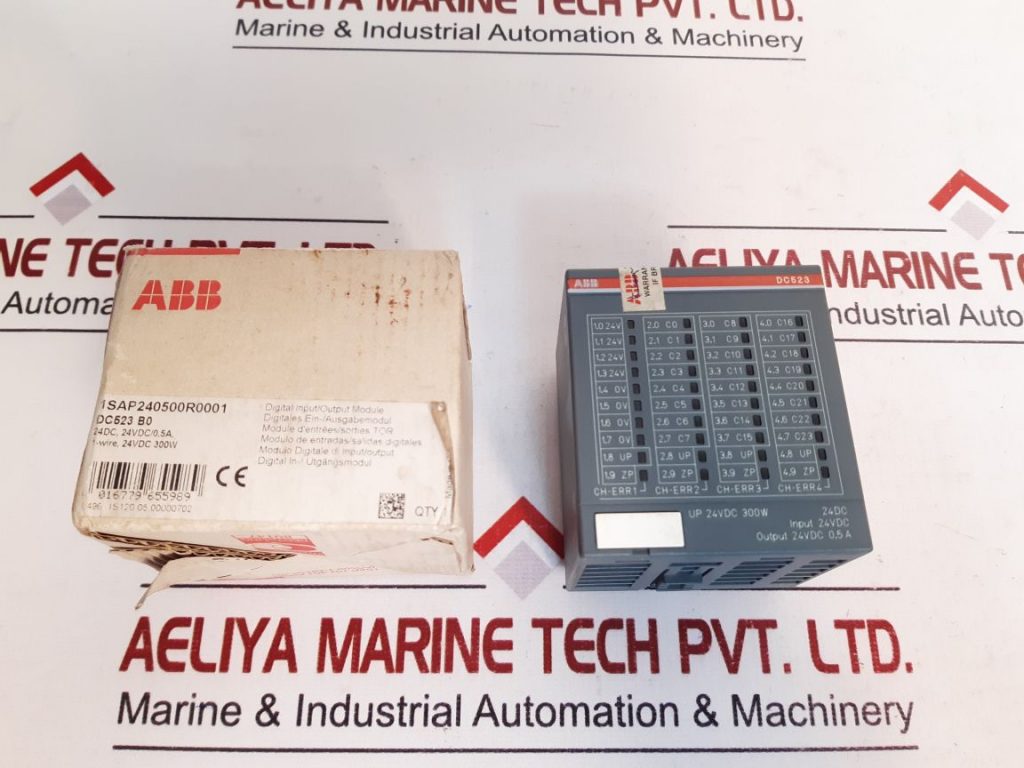 ABB DC523 B0 DIGITAL INPUT/OUTPUT MODULE 24DC - Aeliya Marine