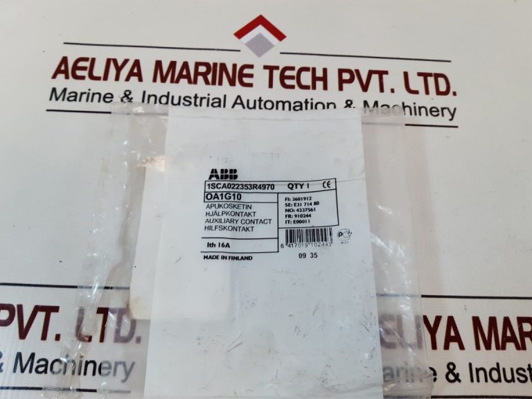 ABB OA1G10 AUXILIARY CONTACT 10A 600VAC - Aeliya Marine