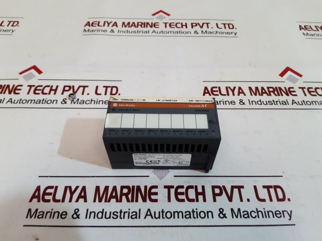 ALLEN-BRADLEY FLEX XT 8 POINT ANALOG INPUT MODULE 1794-IE8XT - Aeliya Marine