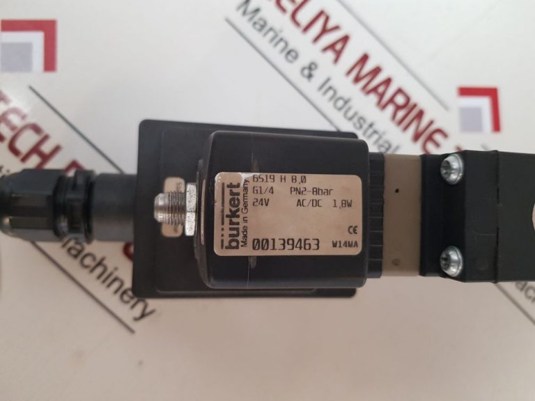 BURKERT 6519 H 8,0 SOLENOID VALVE - Aeliya Marine